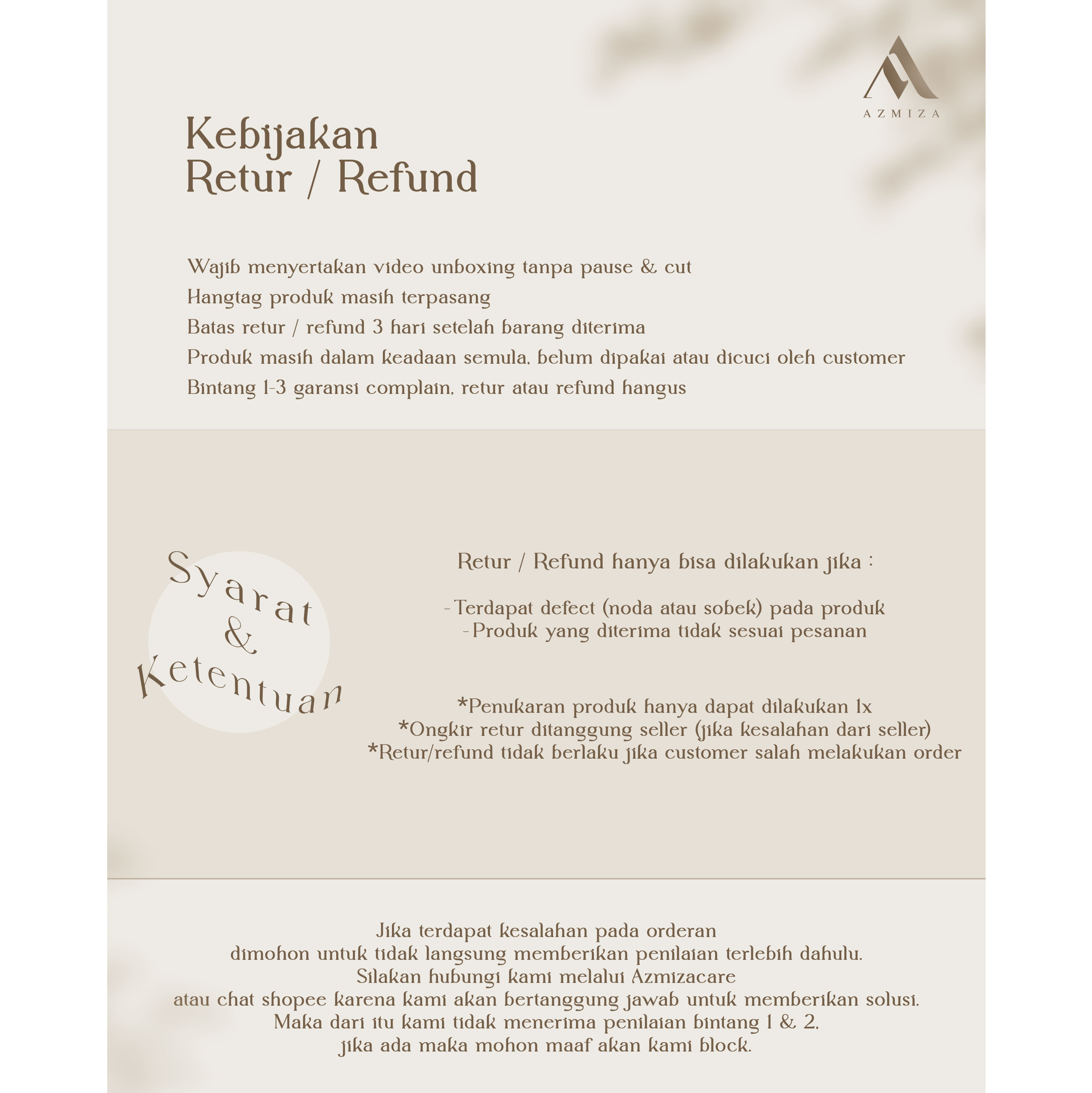 Produk azmiza | Shopee Indonesia