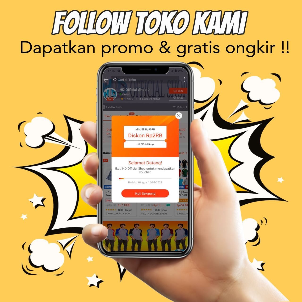 Produk HD Official Shop | Shopee Indonesia