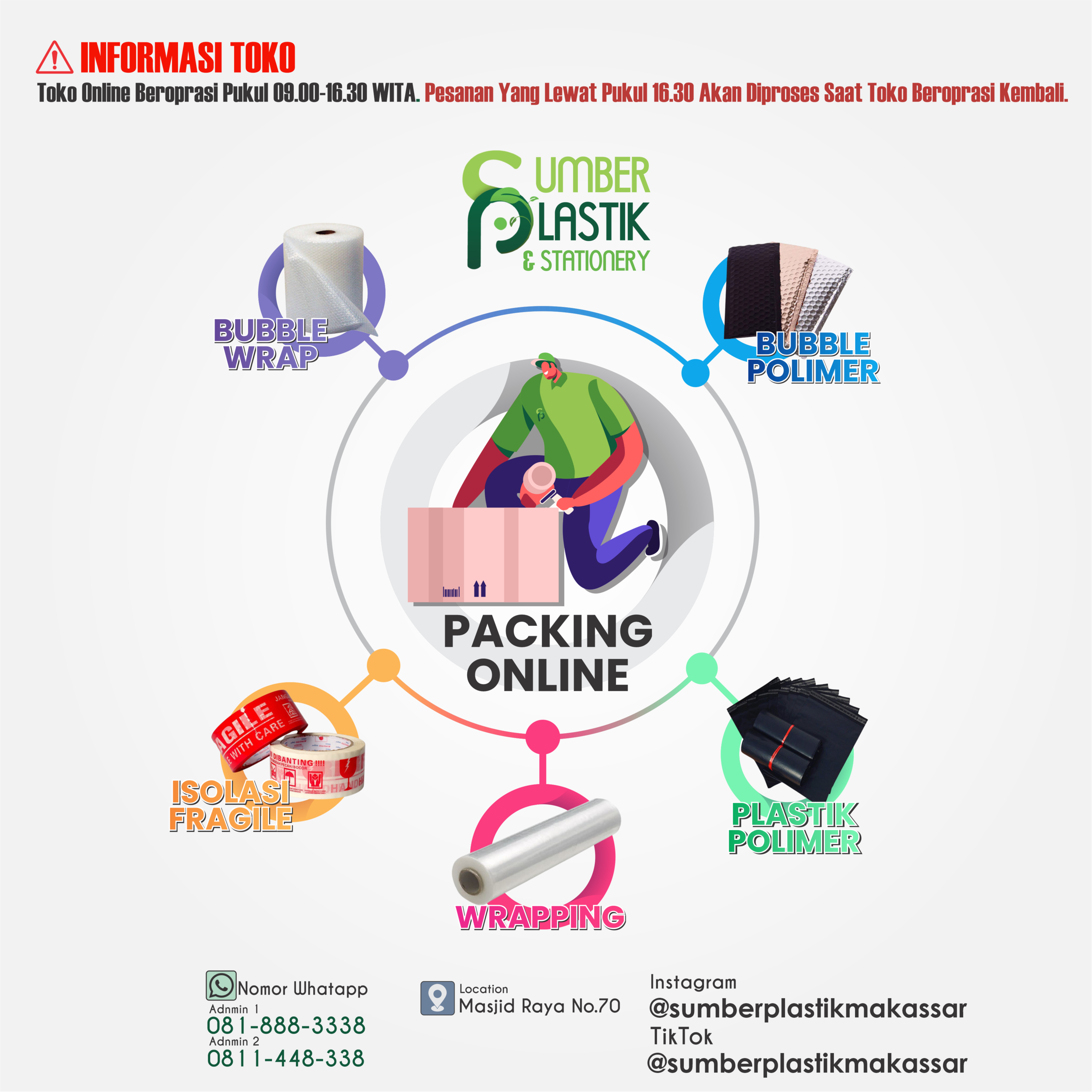 Produk Sumber Plastik & ATK | Shopee Indonesia