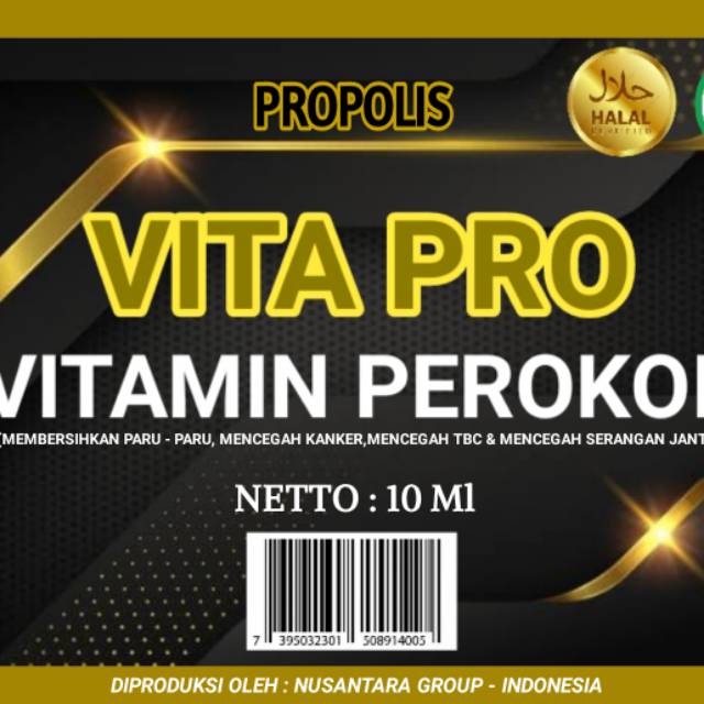 Produk VITA PRO(PROPOLIS) VIT PEROKOK | Shopee Indonesia