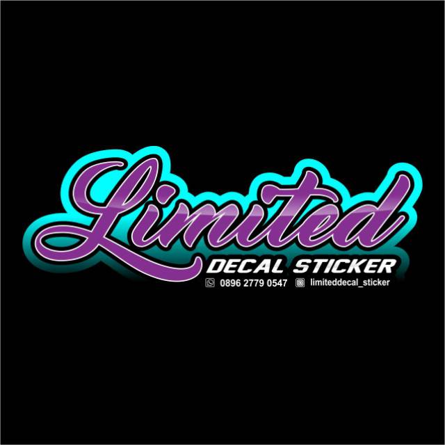 Produk LIMITED DECAL STICKER | Shopee Indonesia
