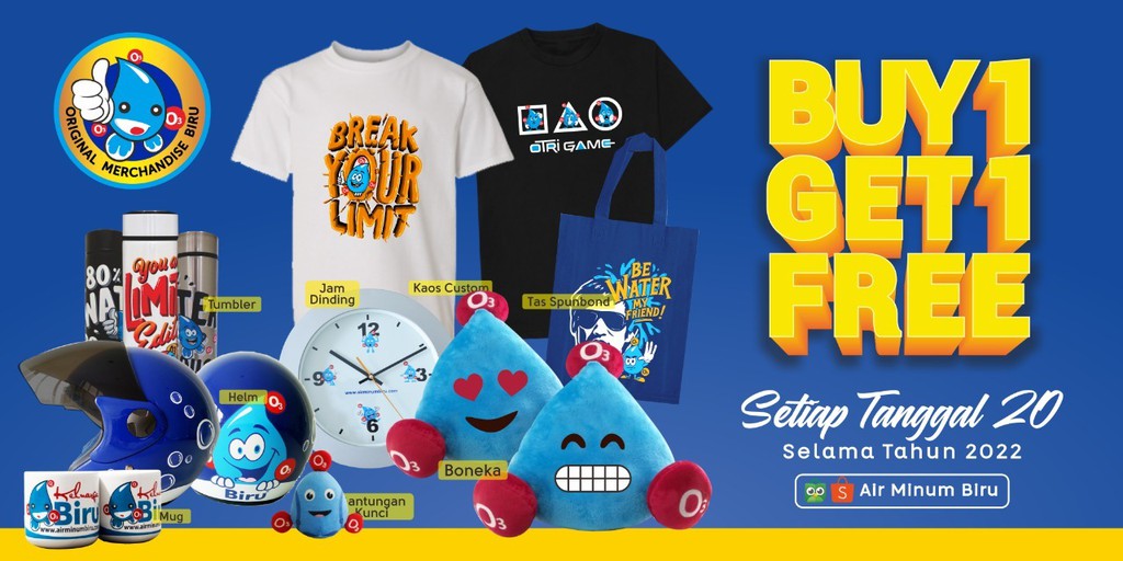 Produk Air Minum Biru | Shopee Indonesia