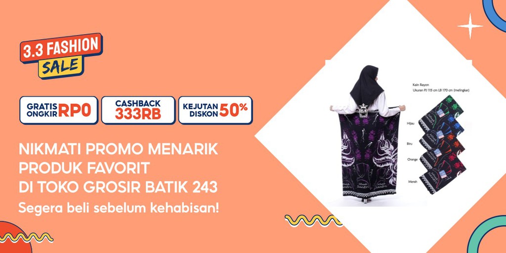 Produk Grosir Batik 243 | Shopee Indonesia