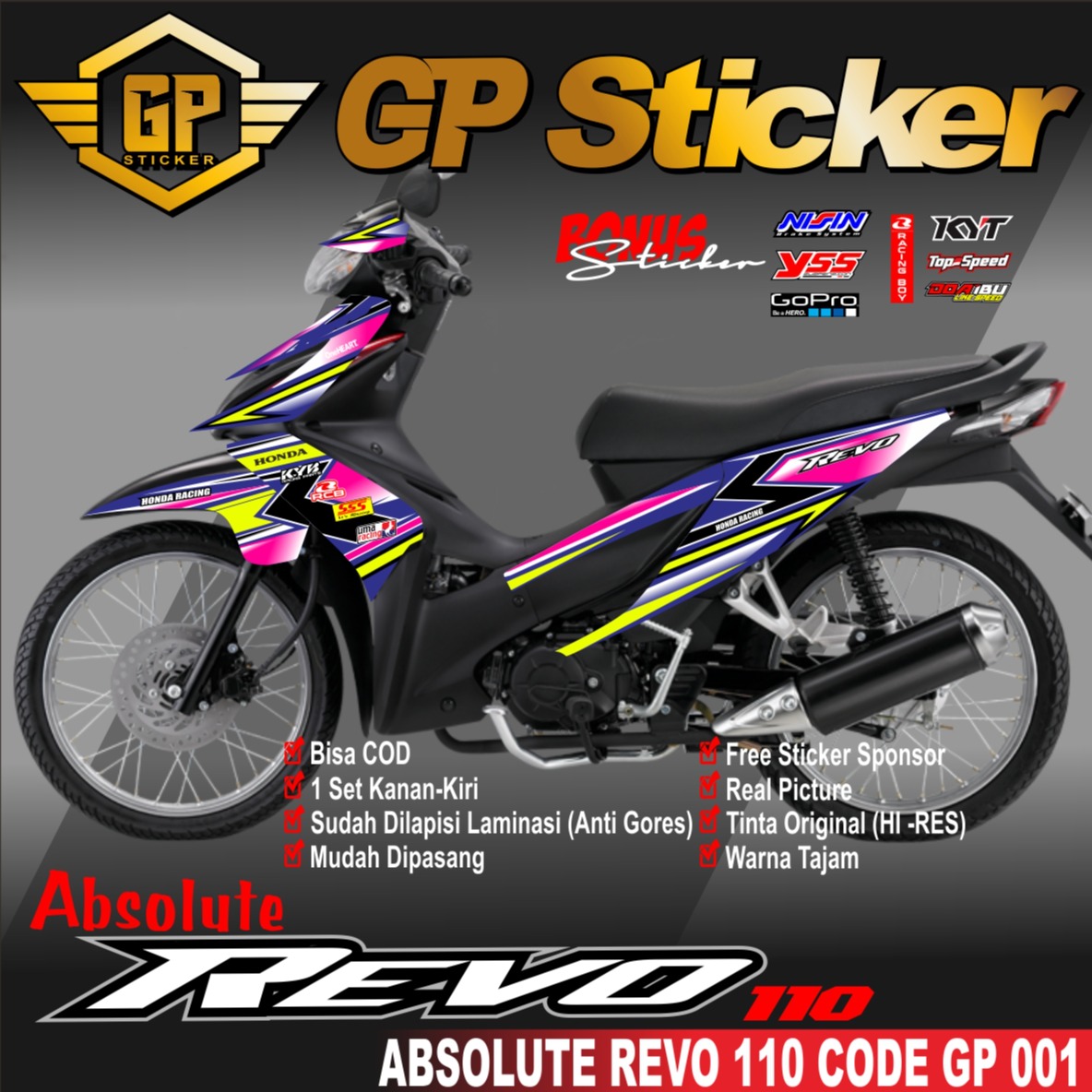 Produk GP.STICKER | Shopee Indonesia