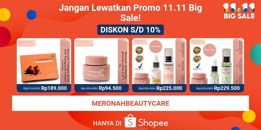 Produk OFFICIAL MERONAH | Shopee Indonesia