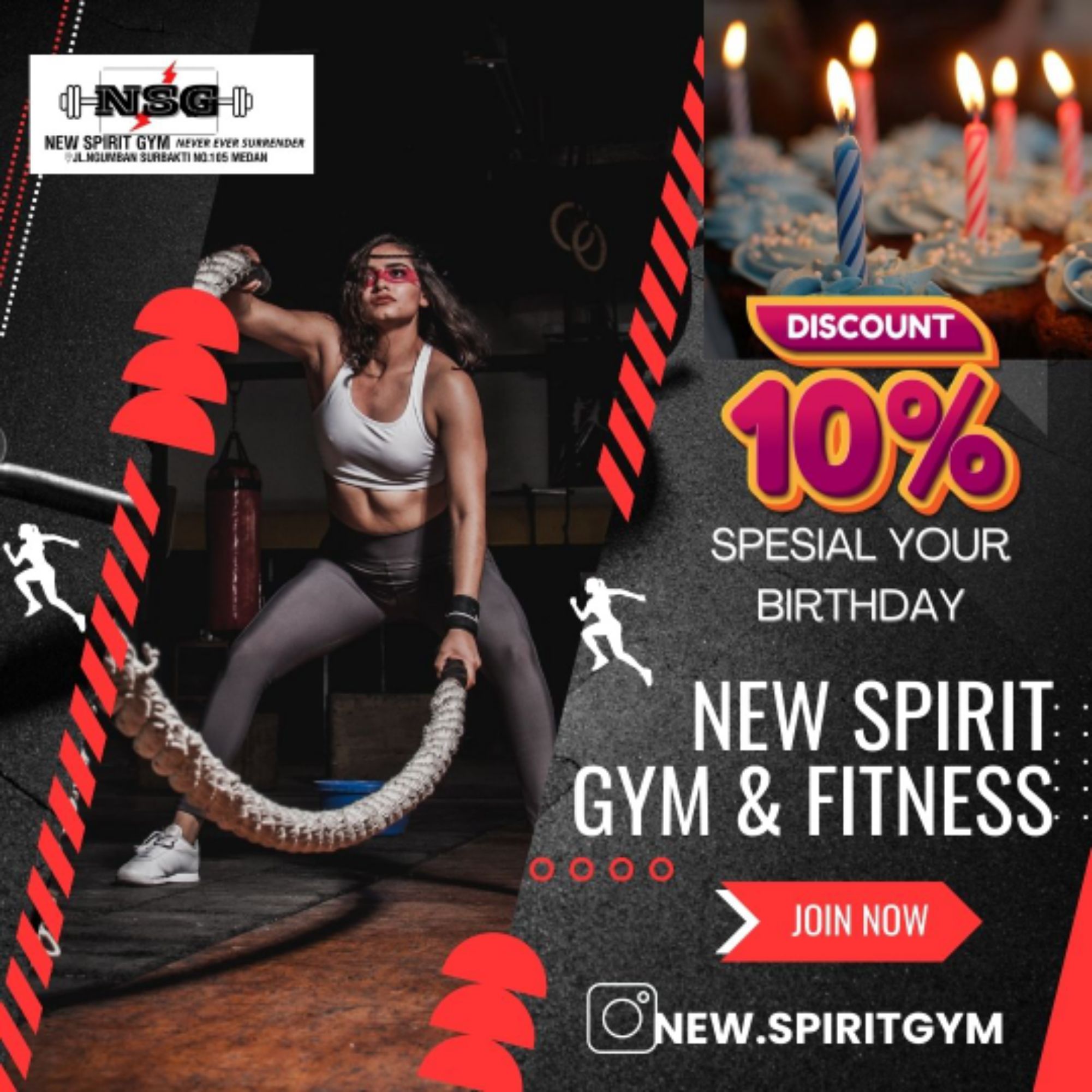 Produk New Spirit Gym Medan | Shopee Indonesia