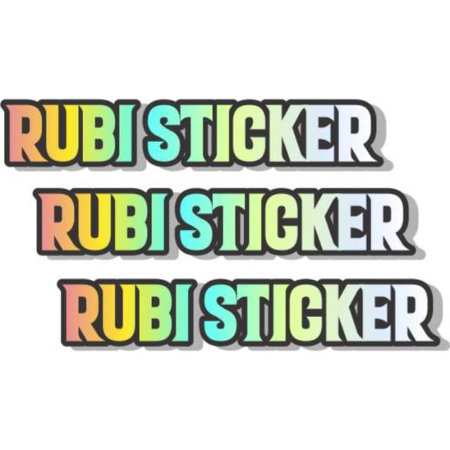 Produk rubi sticker | Shopee Indonesia