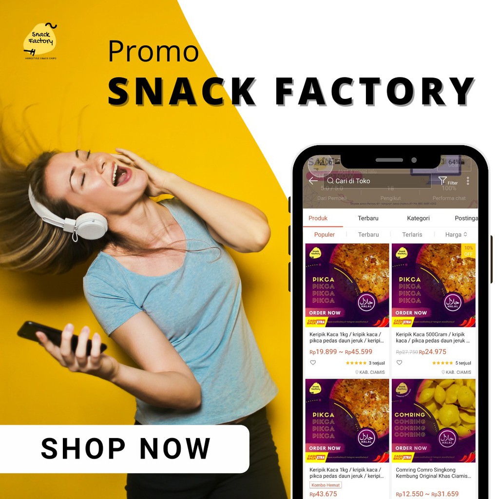Produk Snack Factory Official Shop | Shopee Indonesia