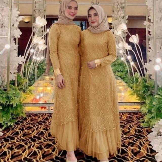 Produk gamis polos jumbo | Shopee Indonesia