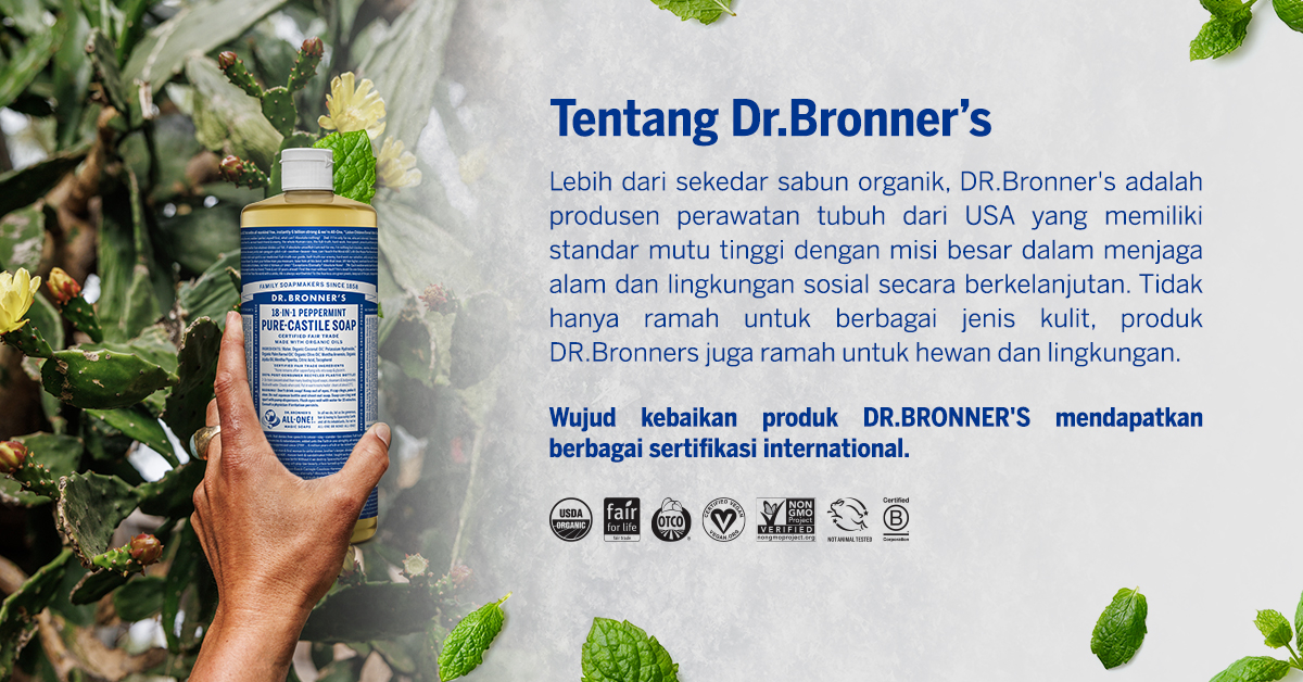 Toko Online Dr Bronner's Indonesia Official Shop | Shopee Indonesia