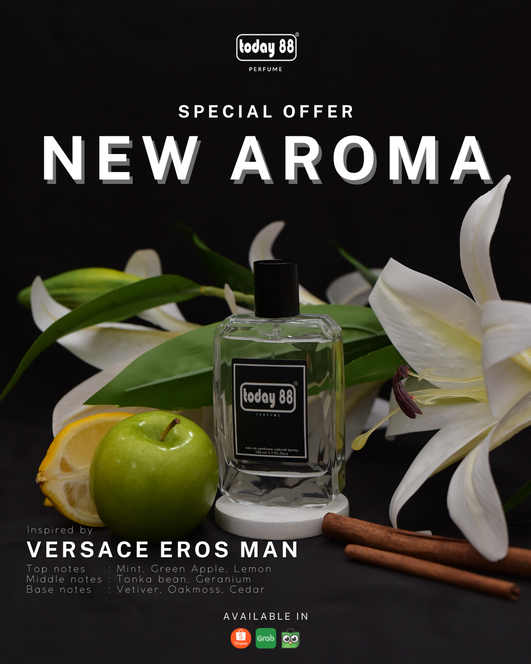 Produk Today 88 Perfume | Shopee Indonesia