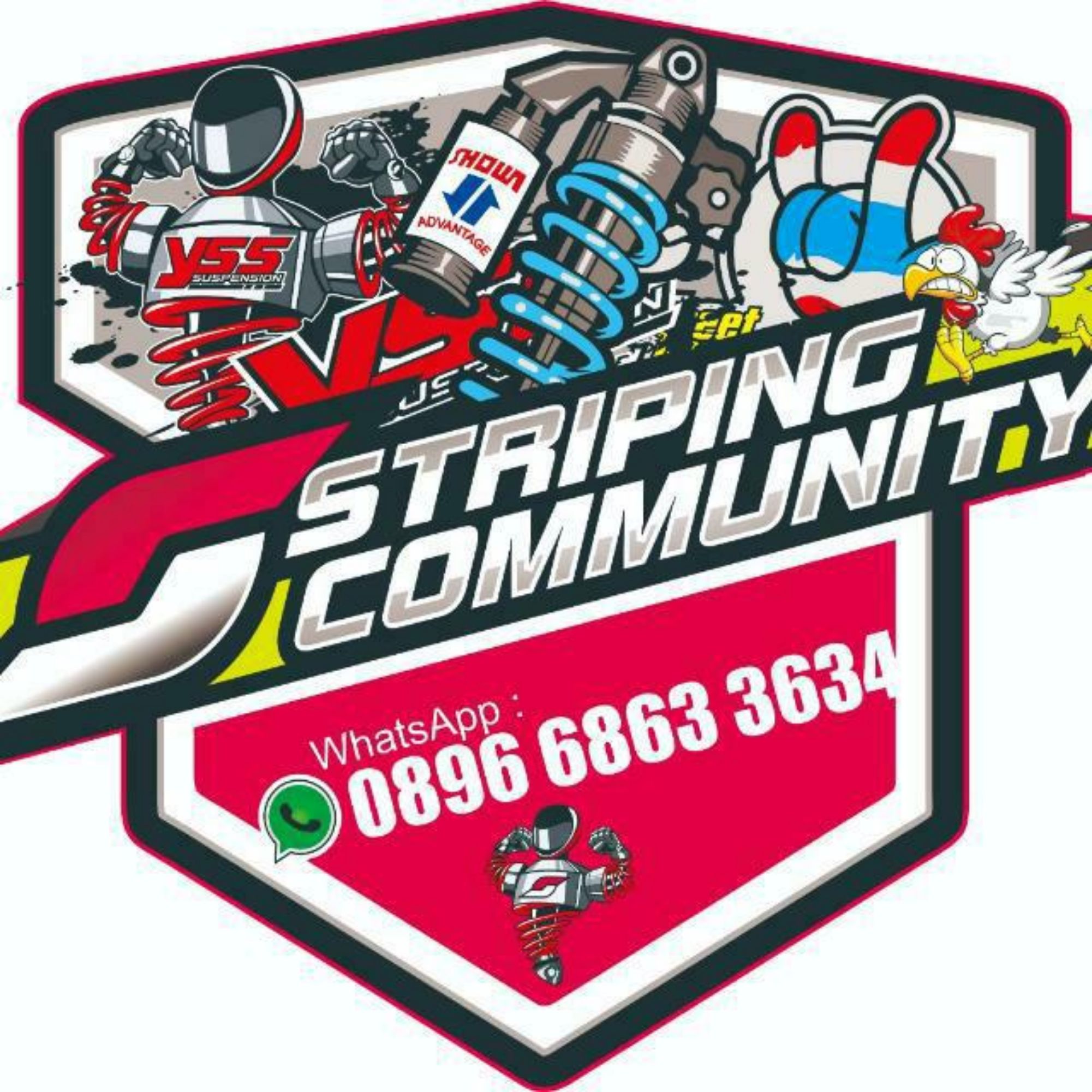 Produk striping motor community | Shopee Indonesia