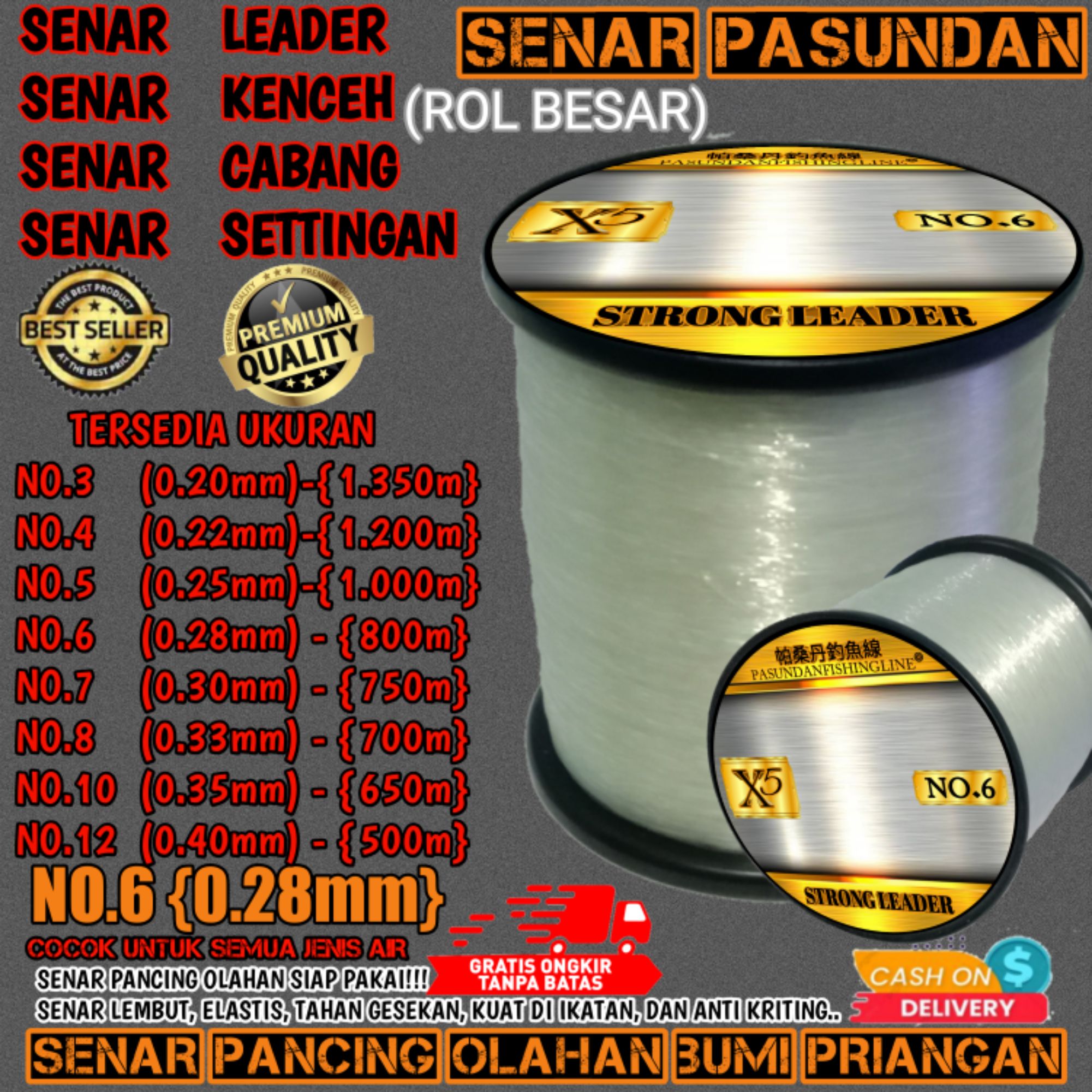 Produk SENAR PANCING PASUNDAN | Shopee Indonesia
