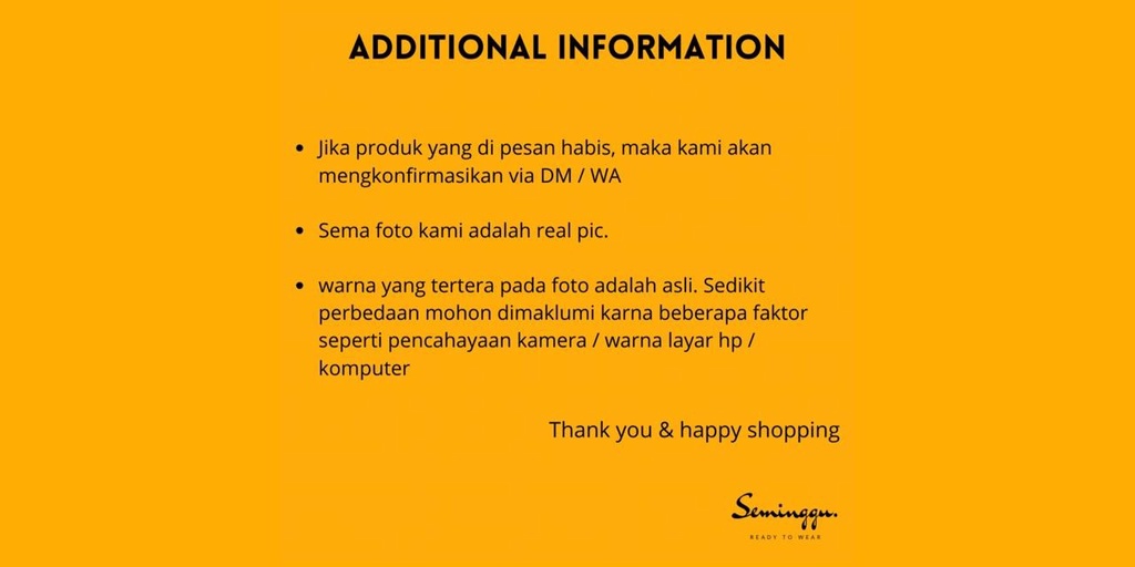 Produk seminggu.rtw | Shopee Indonesia