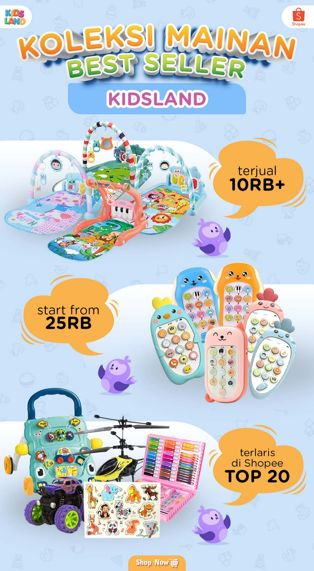 Produk KIDS LAND OFFICIAL STORE | Shopee Indonesia