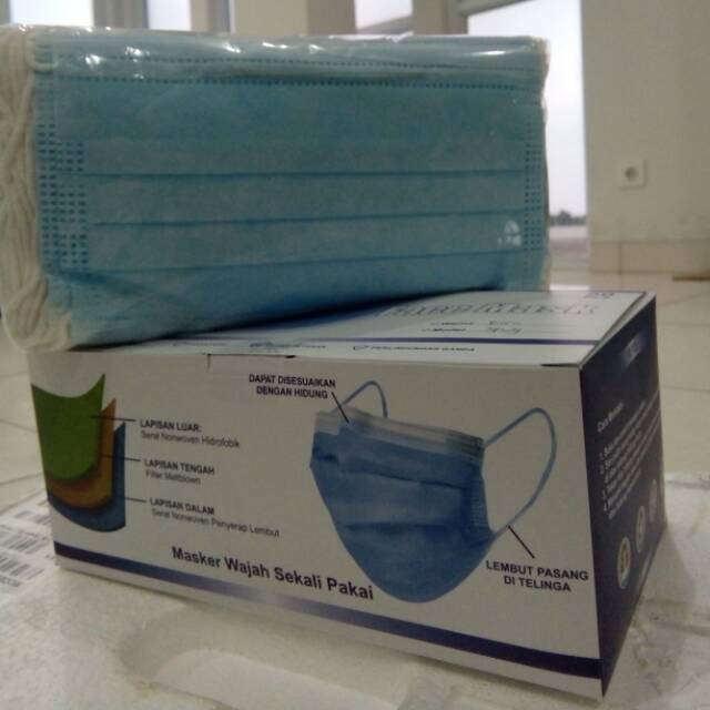 Produk masker_medis_3ply_terlaris | Shopee Indonesia