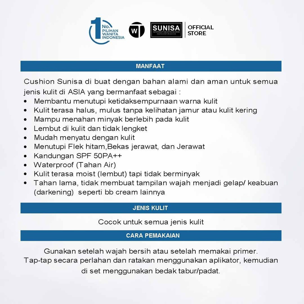 Produk Sunisa Official Store | Shopee Indonesia
