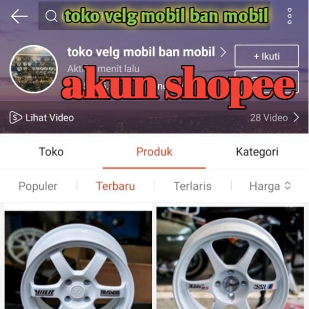 Produk toko velg mobil ban mobil | Shopee Indonesia
