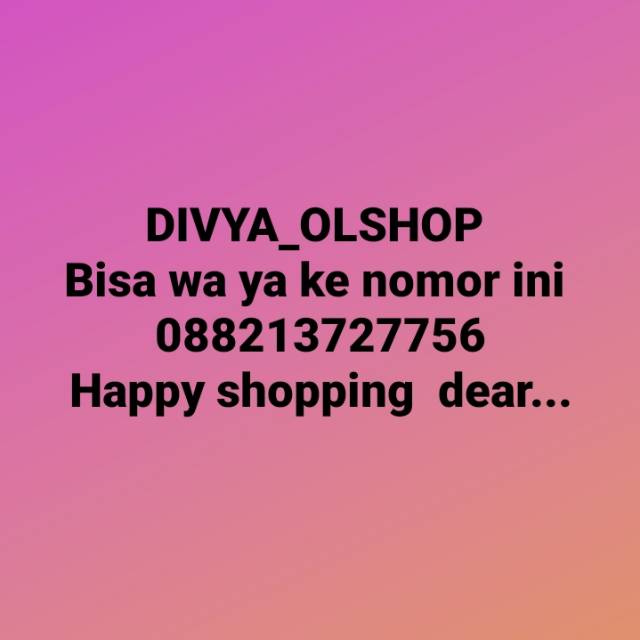 Produk DIVYA_OLSHOP | Shopee Indonesia