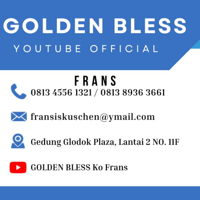 Produk Golden Bless YouTube official | Shopee Indonesia