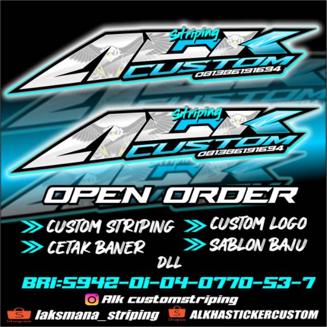 Produk AlkhaStickercustom | Shopee Indonesia