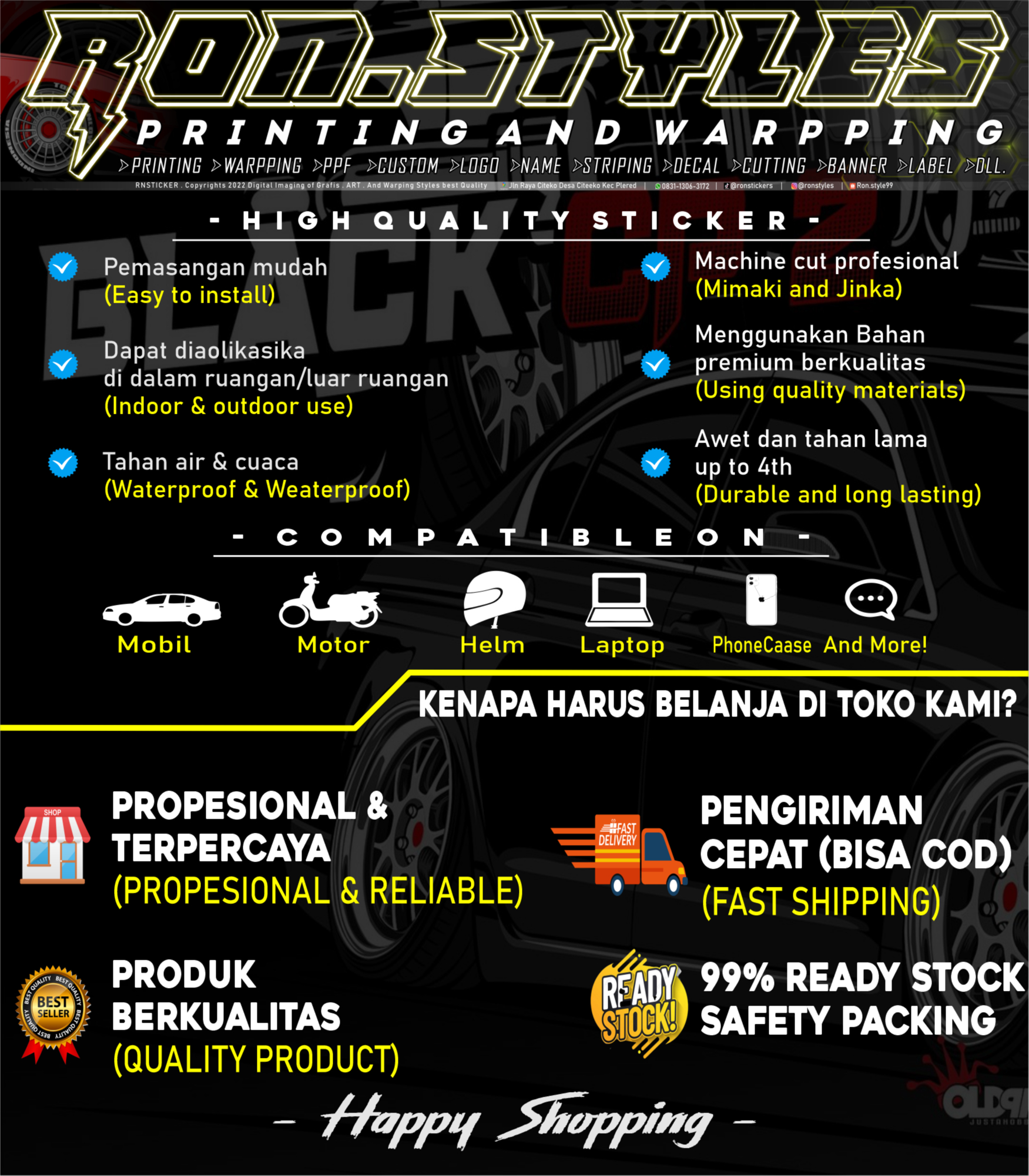 Produk Ron.styles | Shopee Indonesia