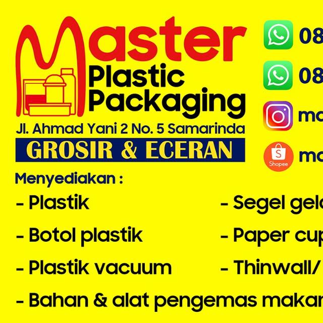Produk Master Plastic & Packaging | Shopee Indonesia