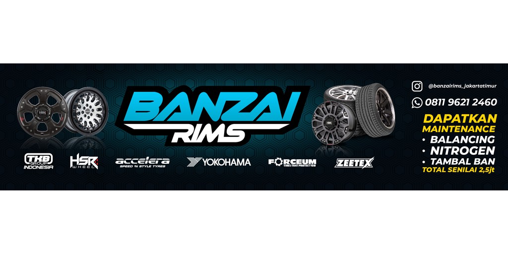 Produk HSR Wheel - TKB Banzai Rims | Shopee Indonesia