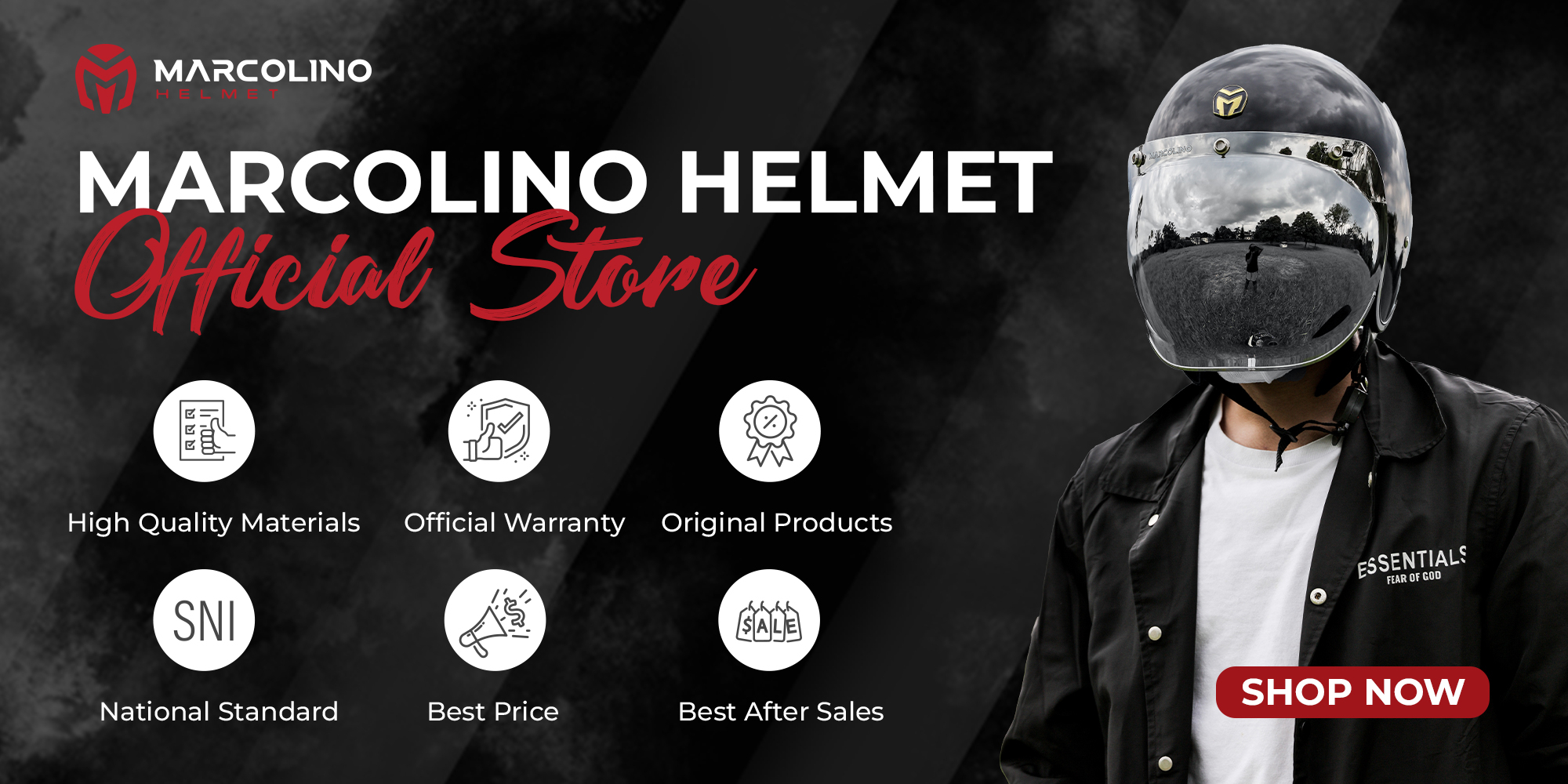 Produk marcolinohelmet | Shopee Indonesia