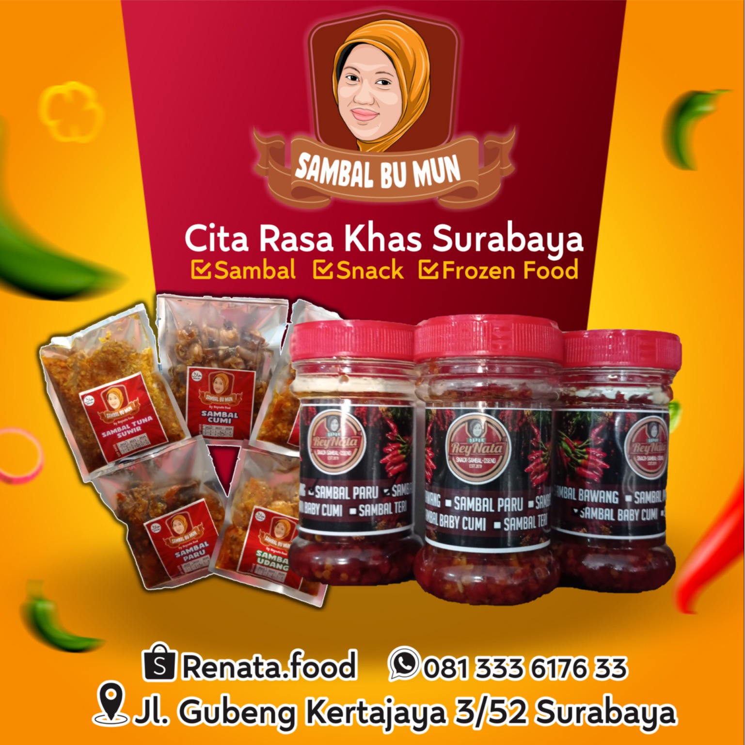 Produk sambal bu mun | Shopee Indonesia