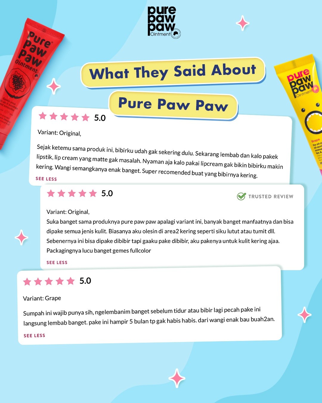 Produk Pure paw paw | Shopee Indonesia