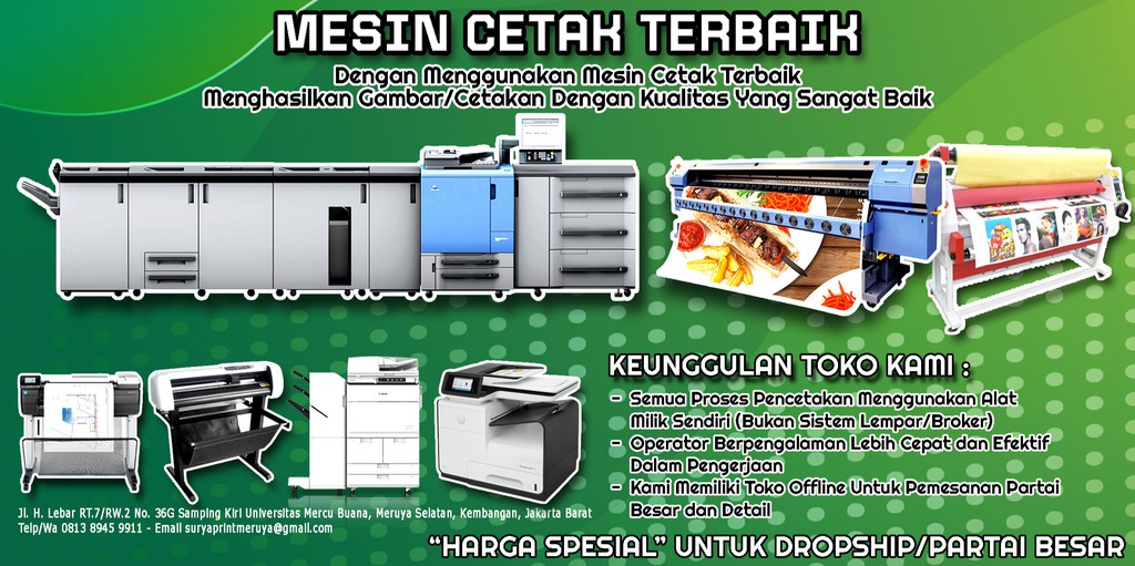 Produk Surya Digital Printing Meruya | Shopee Indonesia