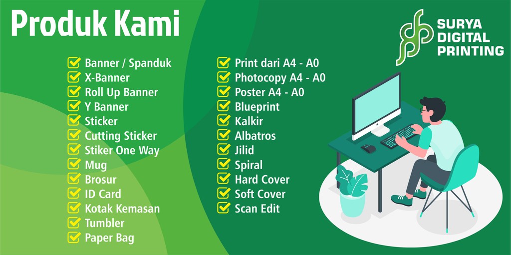 Produk Surya Digital Printing Meruya | Shopee Indonesia