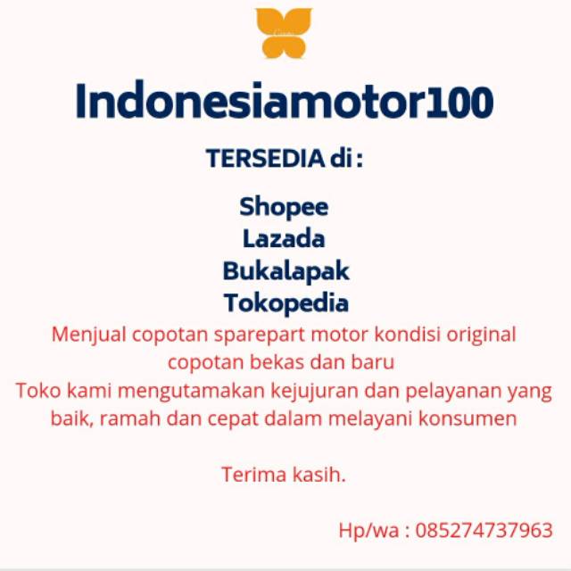 Produk Indonesiamotor100 Shopee Indonesia
