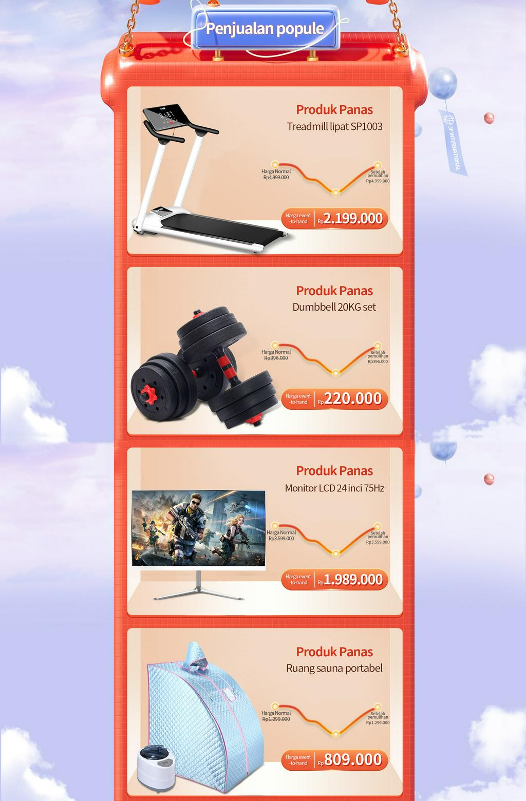 Produk JF International | Shopee Indonesia