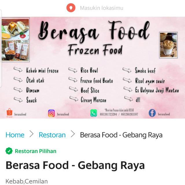Produk Berasa Food | Shopee Indonesia