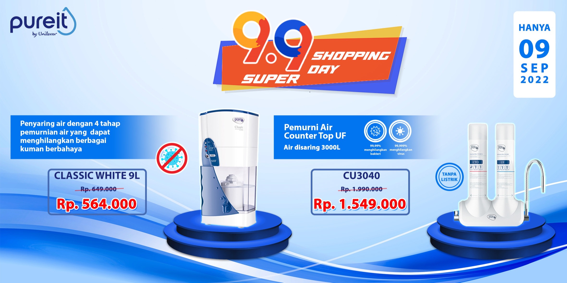 Toko Online Unilever Pureit Official Shop | Shopee Indonesia