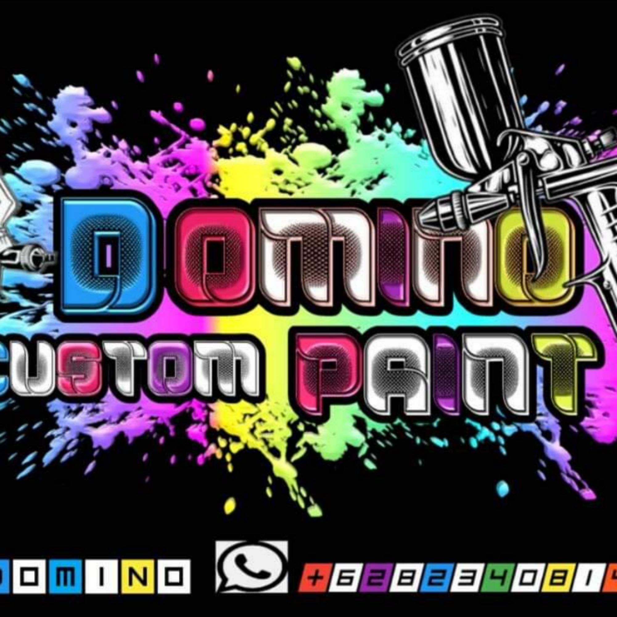 Produk domino custom paint | Shopee Indonesia