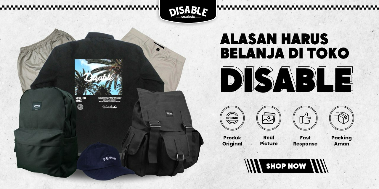 Produk DISABLE OFFICIAL STORE | Shopee Indonesia