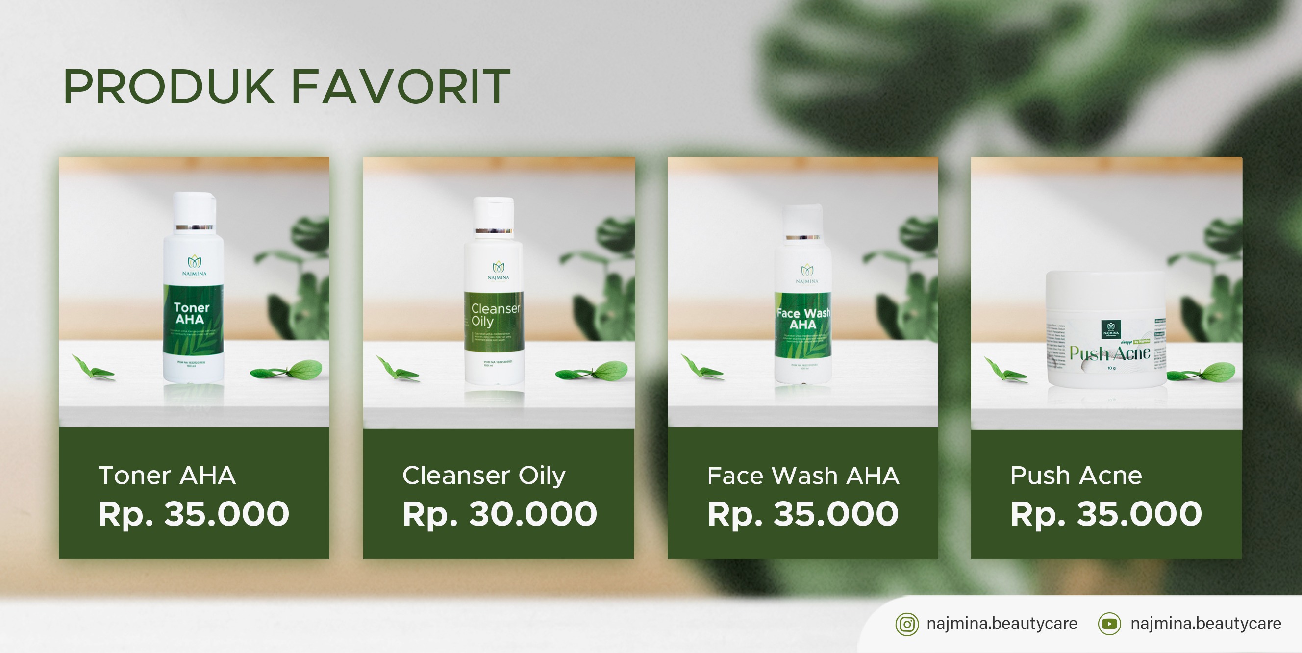 Produk Najmina Beautycare Official | Shopee Indonesia