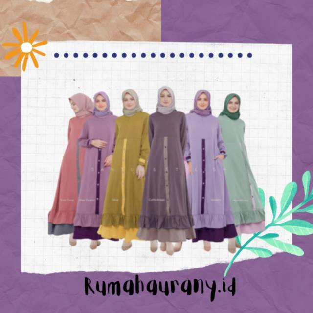 Produk GAMIS AURANY-INNER-HIJAB-KOKO | Shopee Indonesia