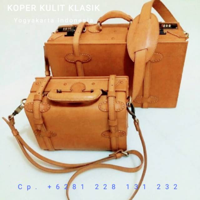 Produk Koper Kulit Klasik | Shopee Indonesia