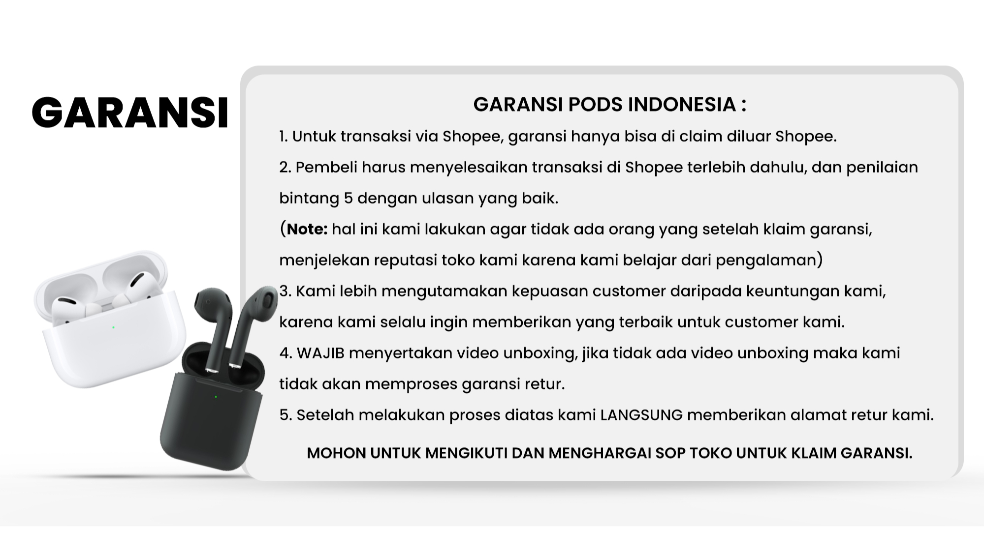 Produk Pods Indonesia Official Mall | Shopee Indonesia
