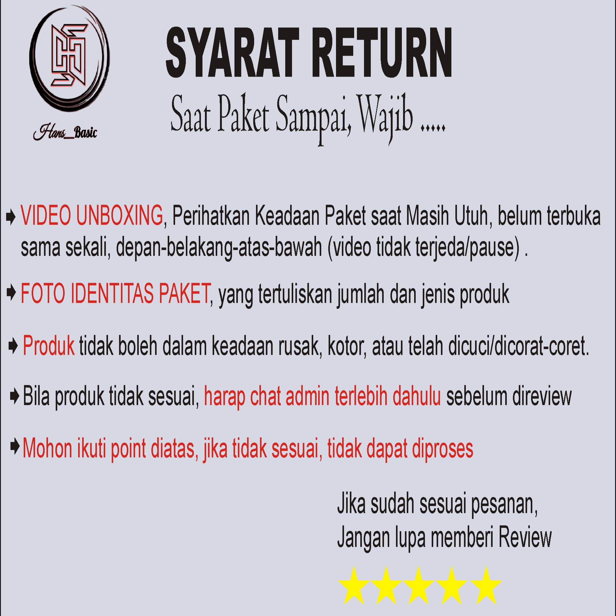 Produk Hans Basic Shopee Indonesia