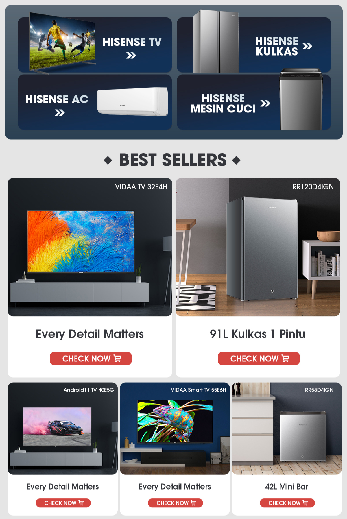 Toko Online Hisense Official Shop | Shopee Indonesia