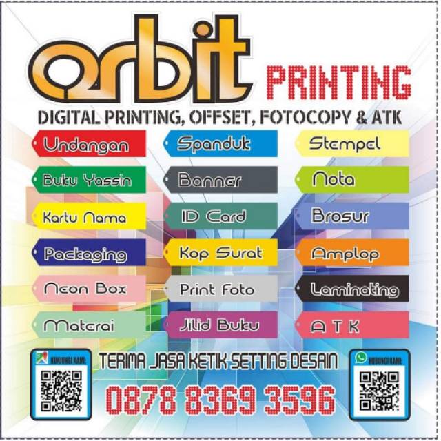 Produk Orbit_Printing_Parung | Shopee Indonesia