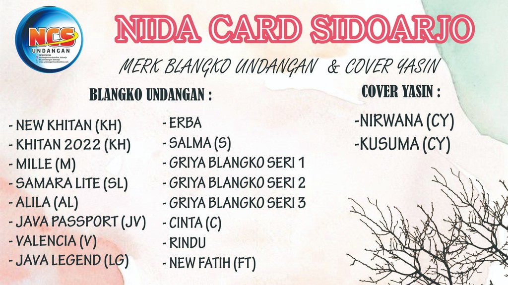 Produk Nida Card Sidoarjo | Shopee Indonesia