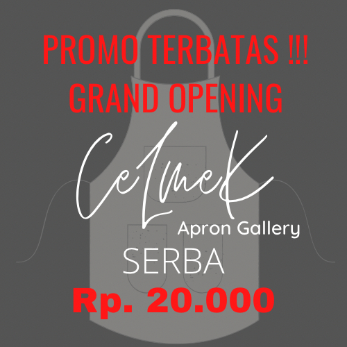 Produk CELMEK GALLERY APRON | Shopee Indonesia