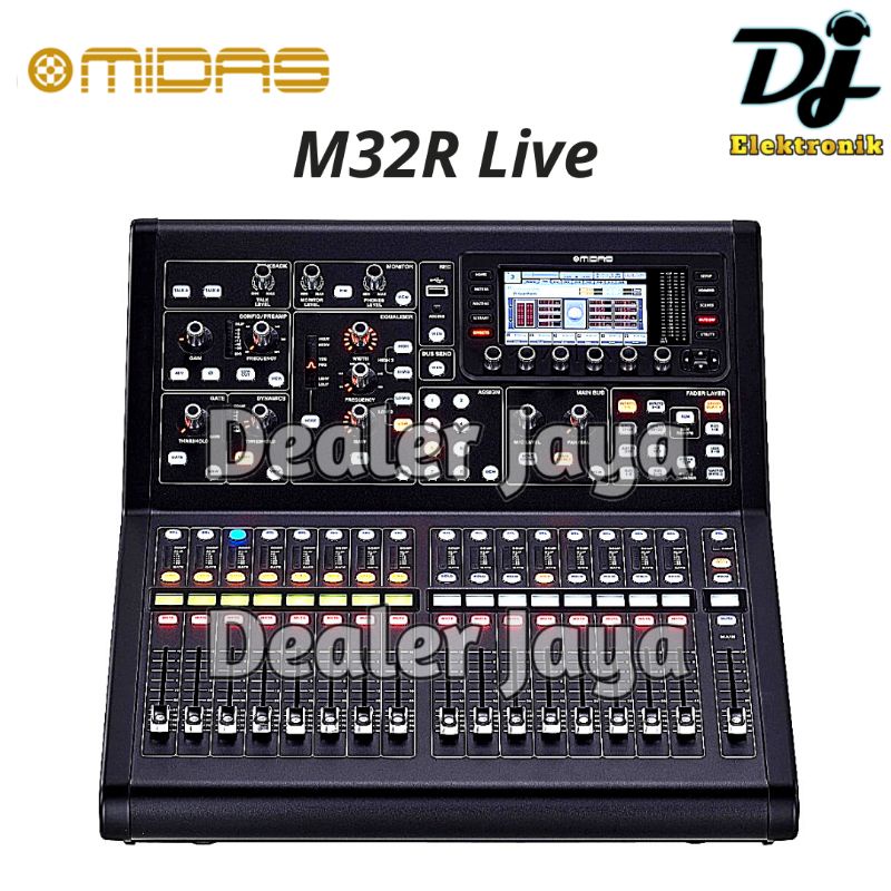 Midas M32R LIVE 40-channel Digital Mixer Sweetwater, 11/30/2022