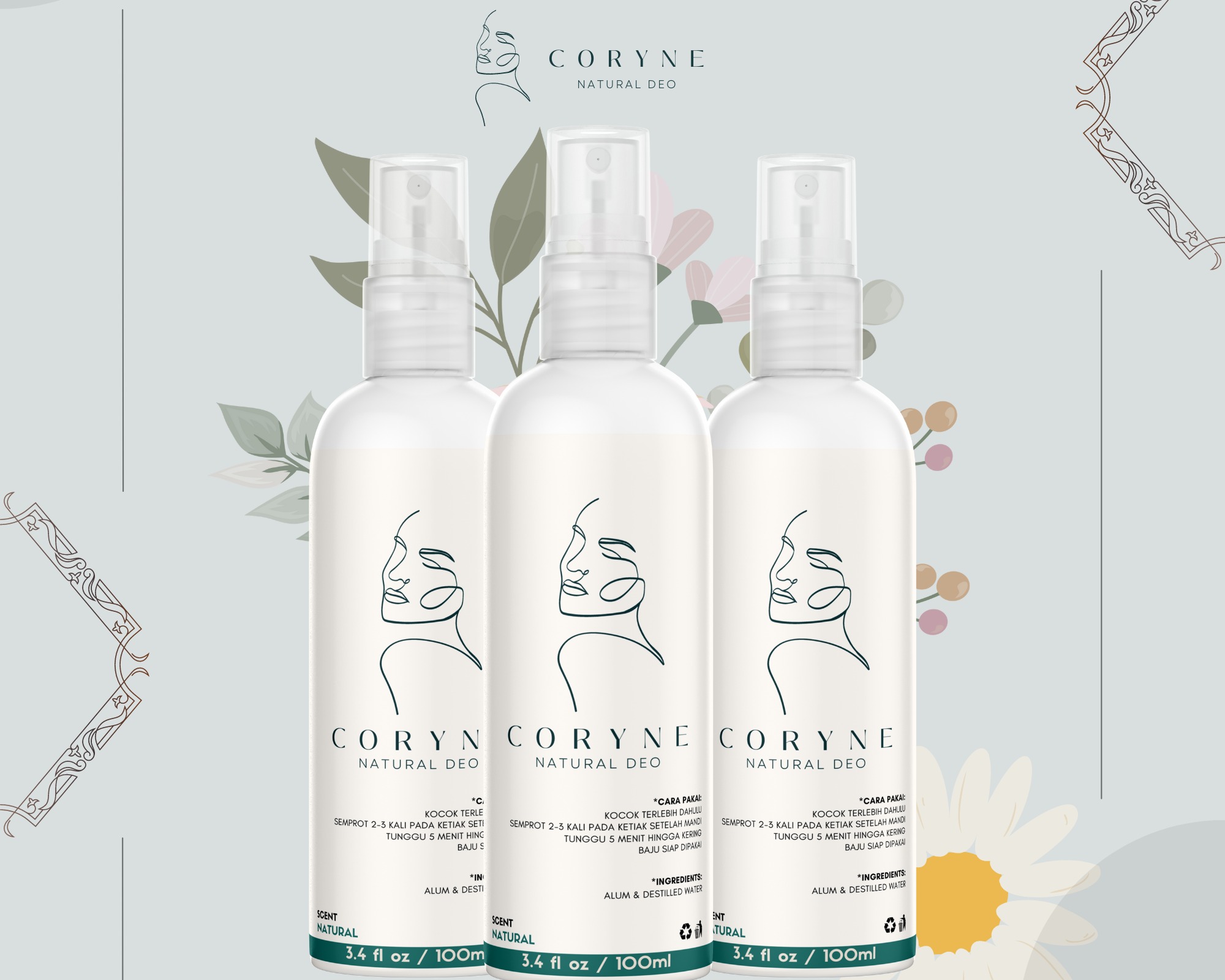 Produk CORYNE Natural Deo | Shopee Indonesia